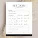 Boudoir Photography Questionnaire Template, Boudoir Photography Form ...
