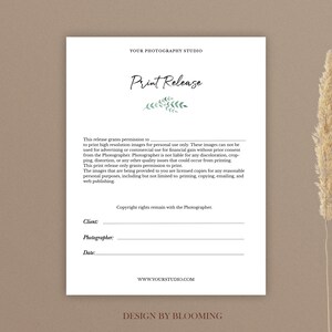 Photography Forms for PHOTOSHOP, Photography Forms BUNDLE, Client ...