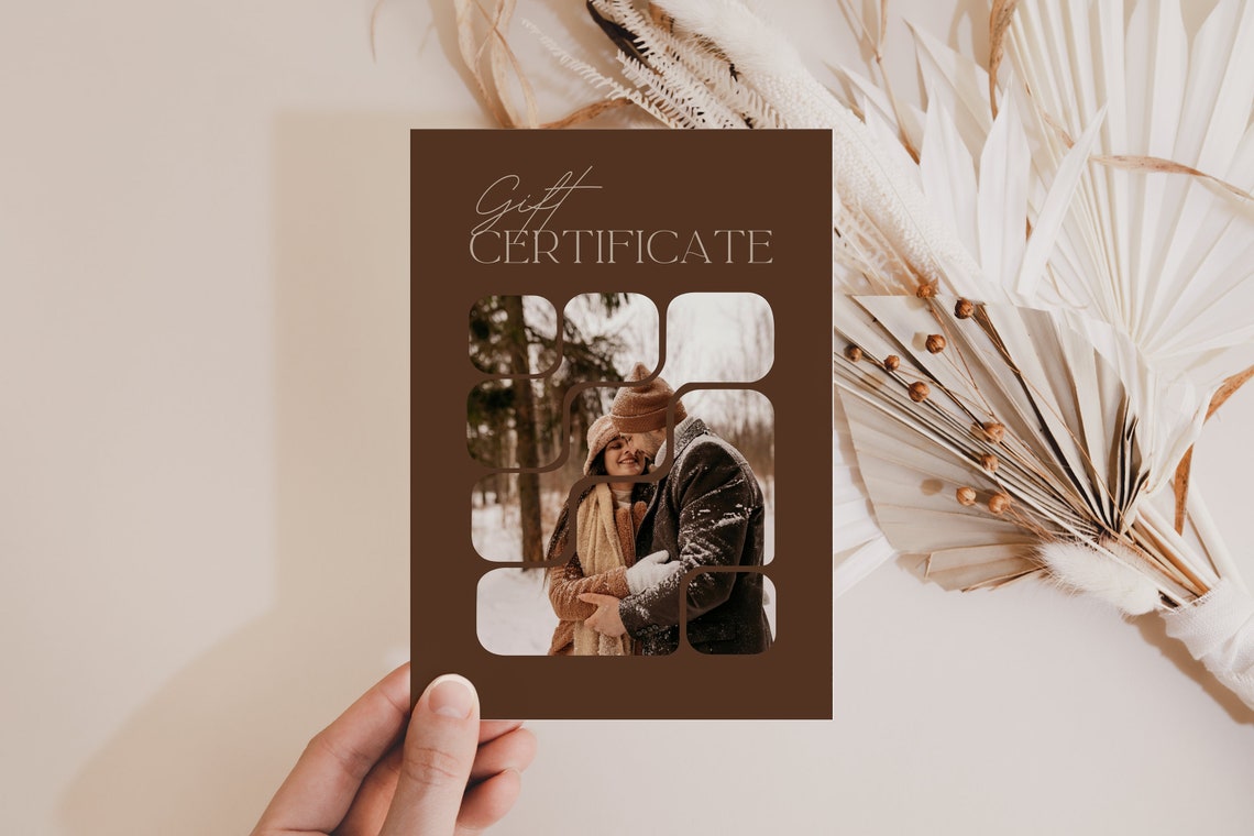 Photographer Gift Certificate Template, Photography Gift Card CANVA ...