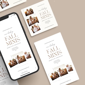 Fall Mini Session Template, Autumn Mini Session, Social Media ...