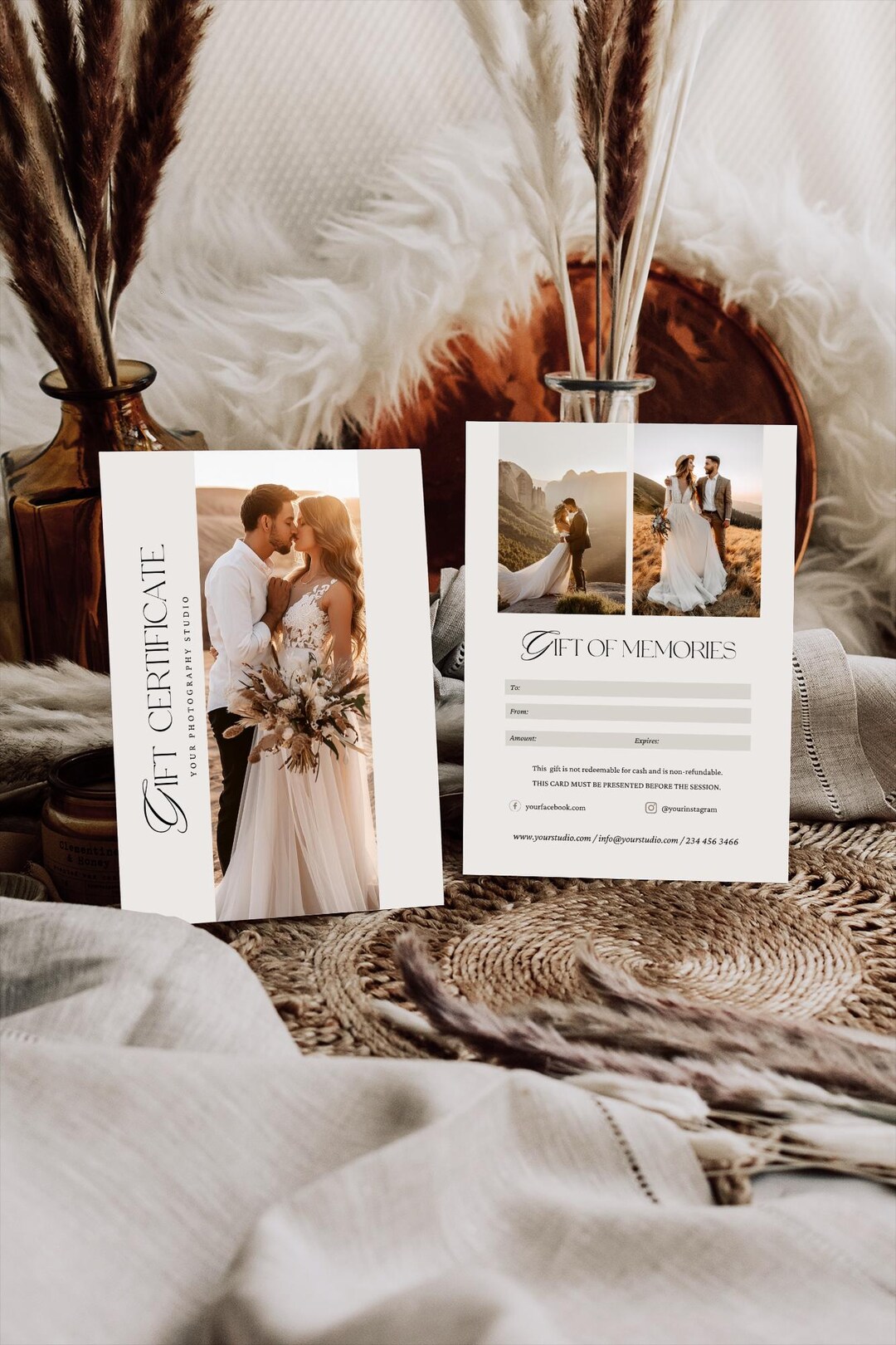 Photography Gift Certificate Template ,photographer Gift Card Canva ...