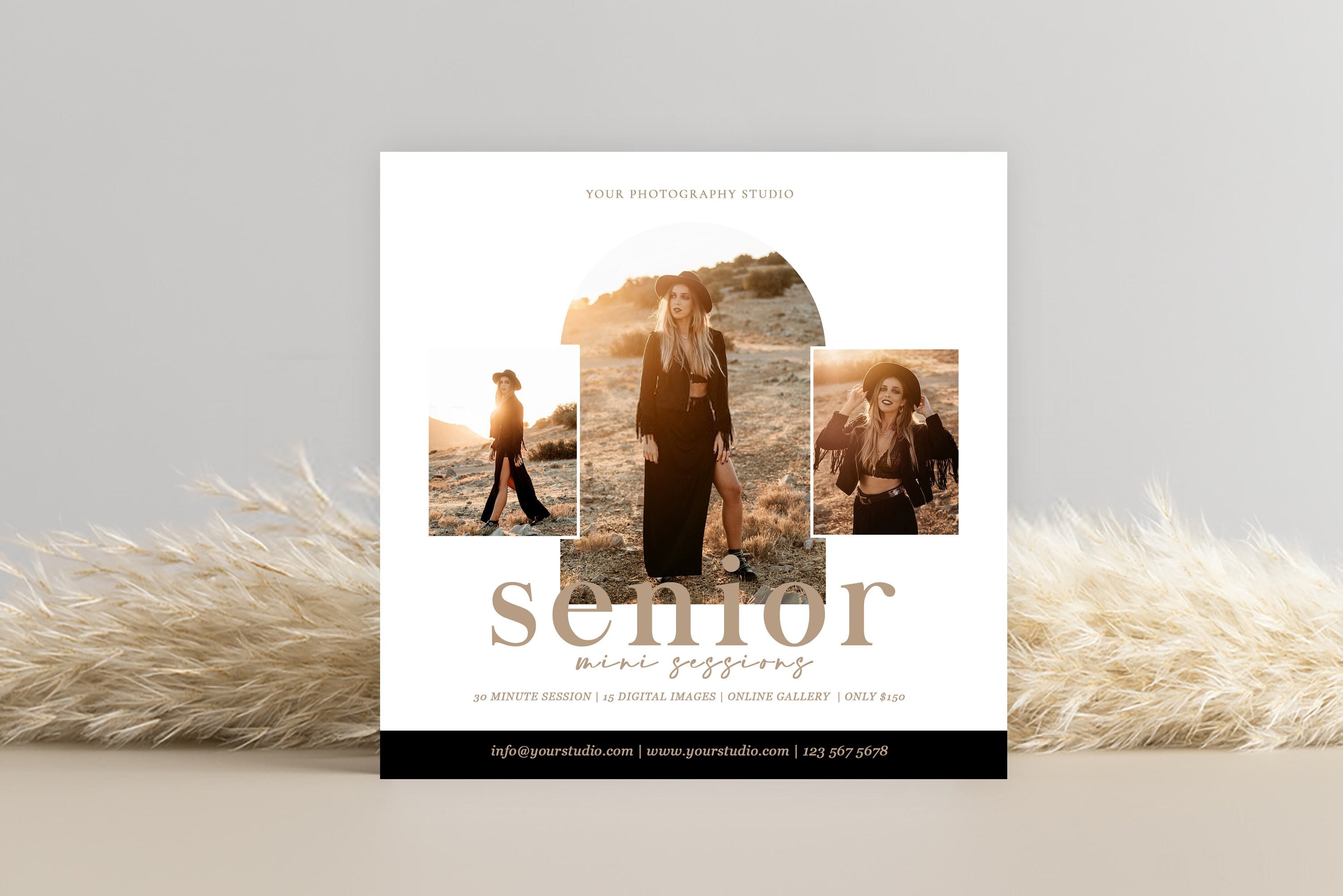 Senior Mini Sessions Template Senior Graduation Session | Etsy