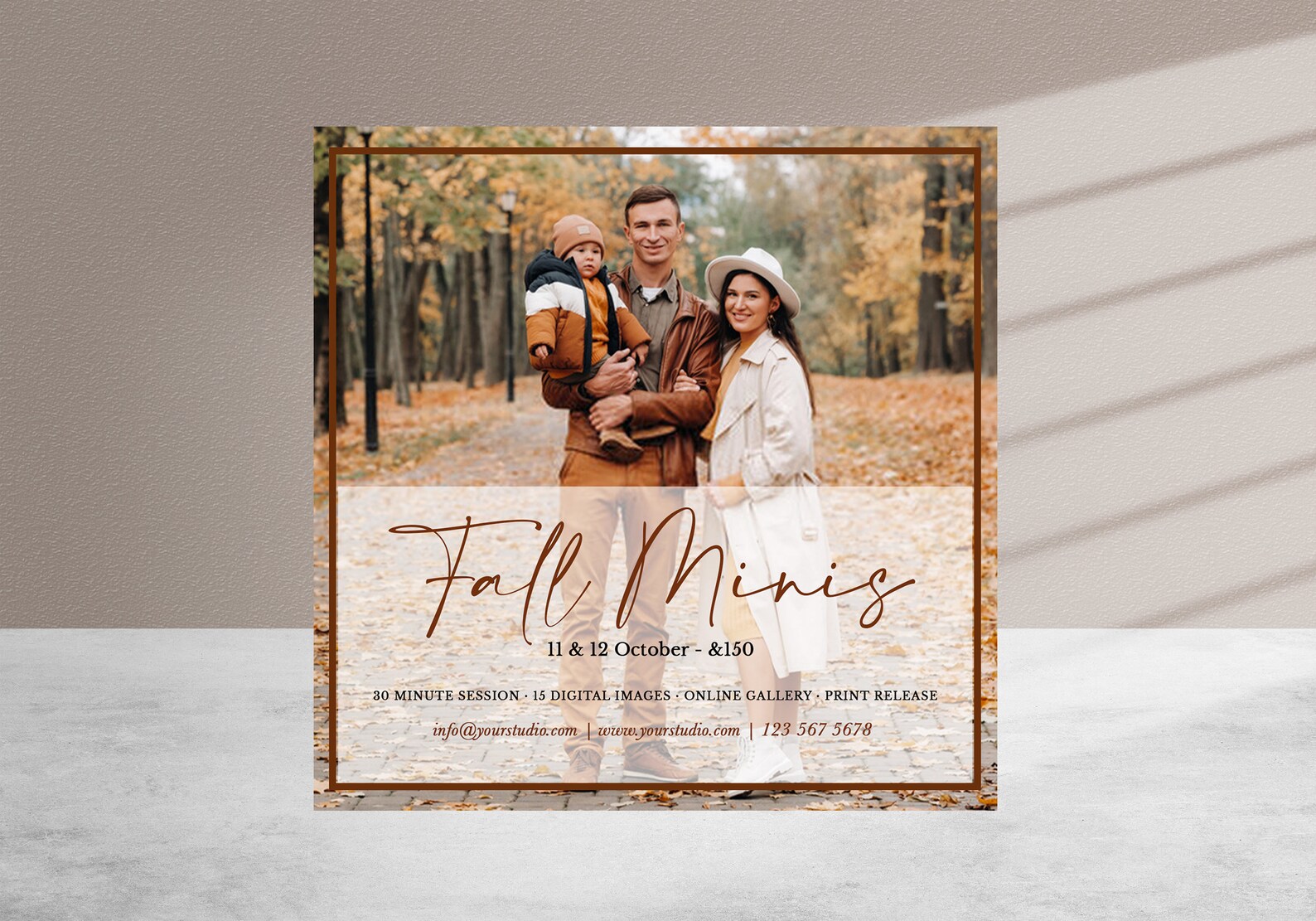 Fall Mini Session Template Autumn Mini Session Template - Etsy