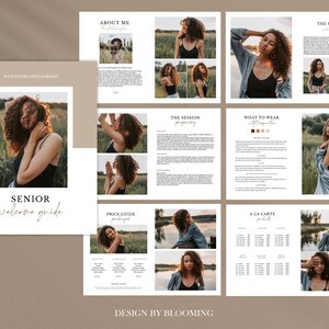 Senior Welcome Guide Template, Senior Magazine, Senior Photography ...