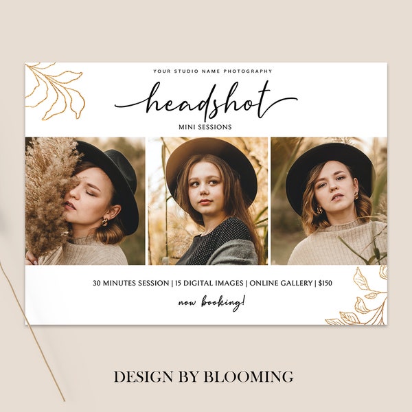 Headshot Template - Etsy