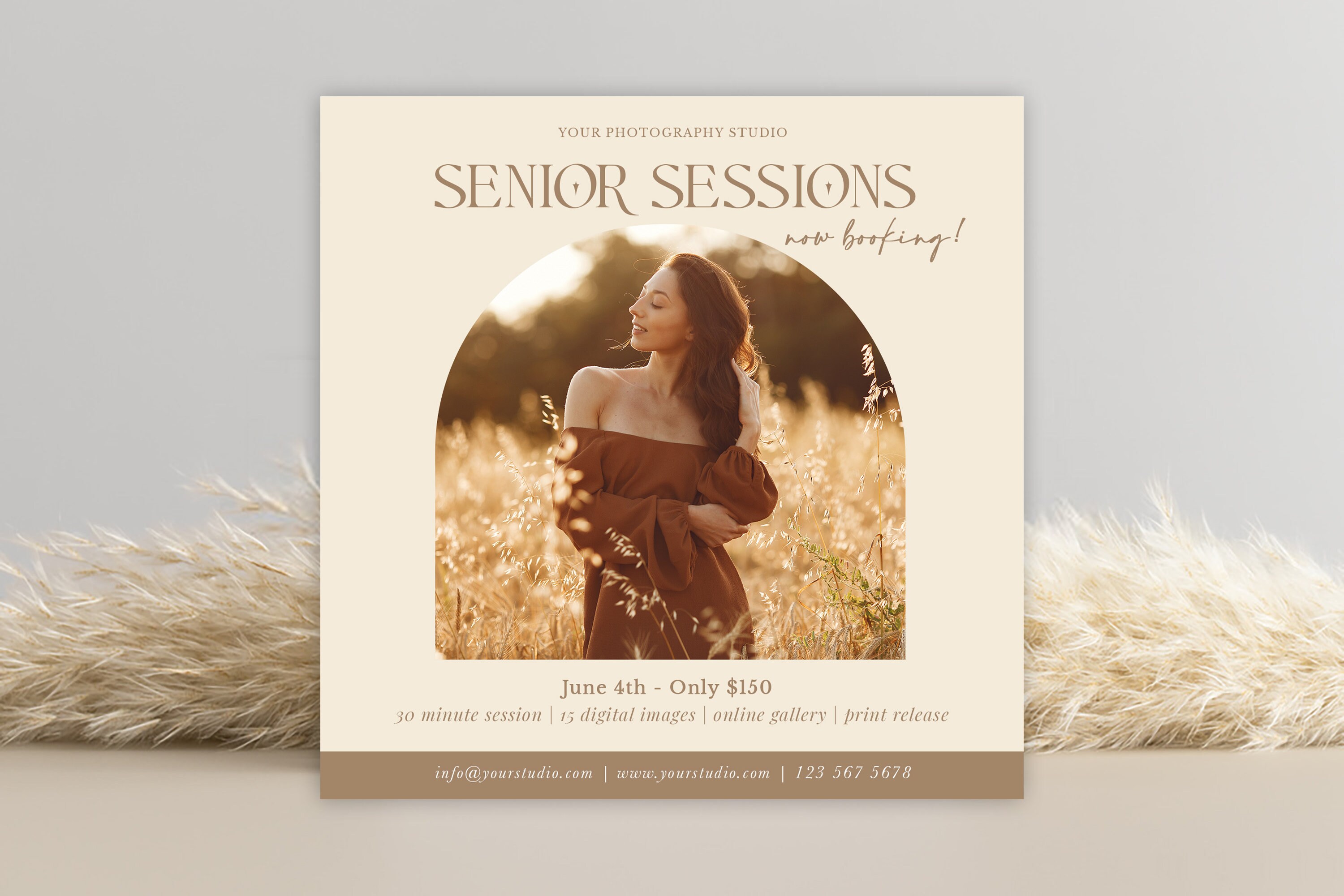 SENIOR Mini Session Template Photography Marketing PHOTOSHOP - Etsy