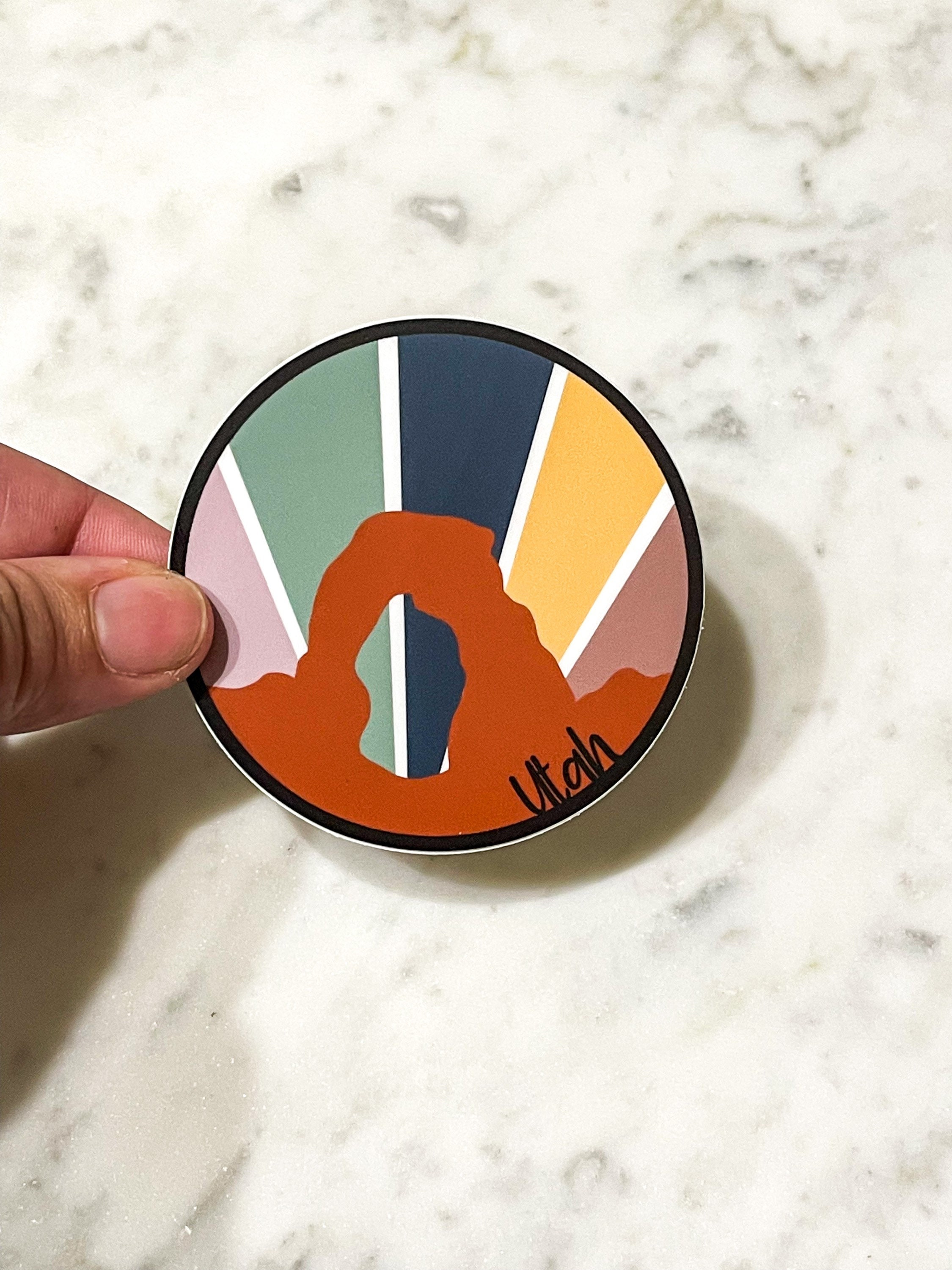 Utah Sticker Utah Decal Arches Sticker Arches Monument - Etsy UK