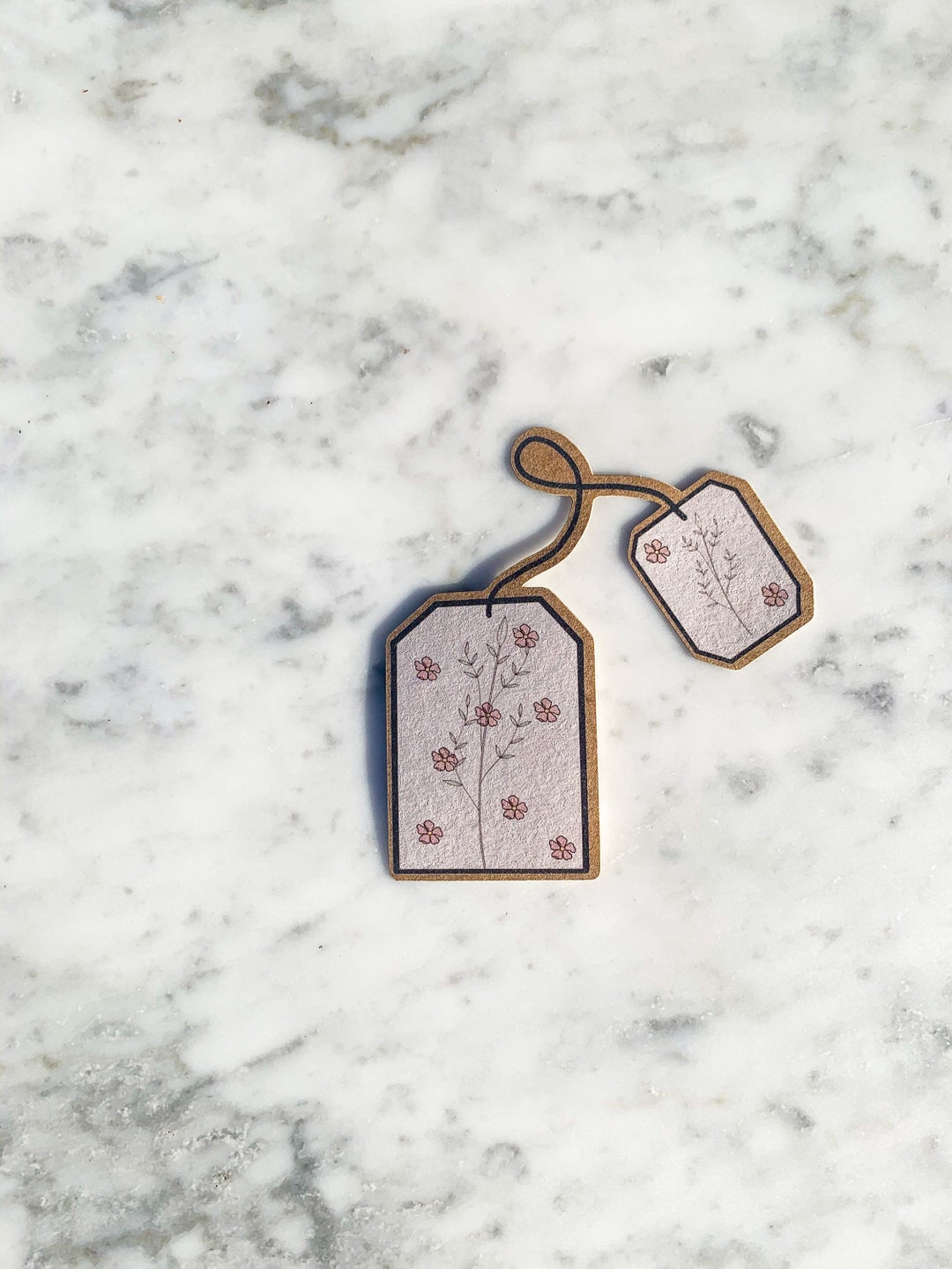 Tea Bag Sticker | Eco Friendly | Kraft Paper | Stickers for Planner ...