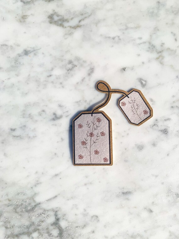 Tea Bag Sticker Eco Friendly Kraft Paper Stickers for - Etsy