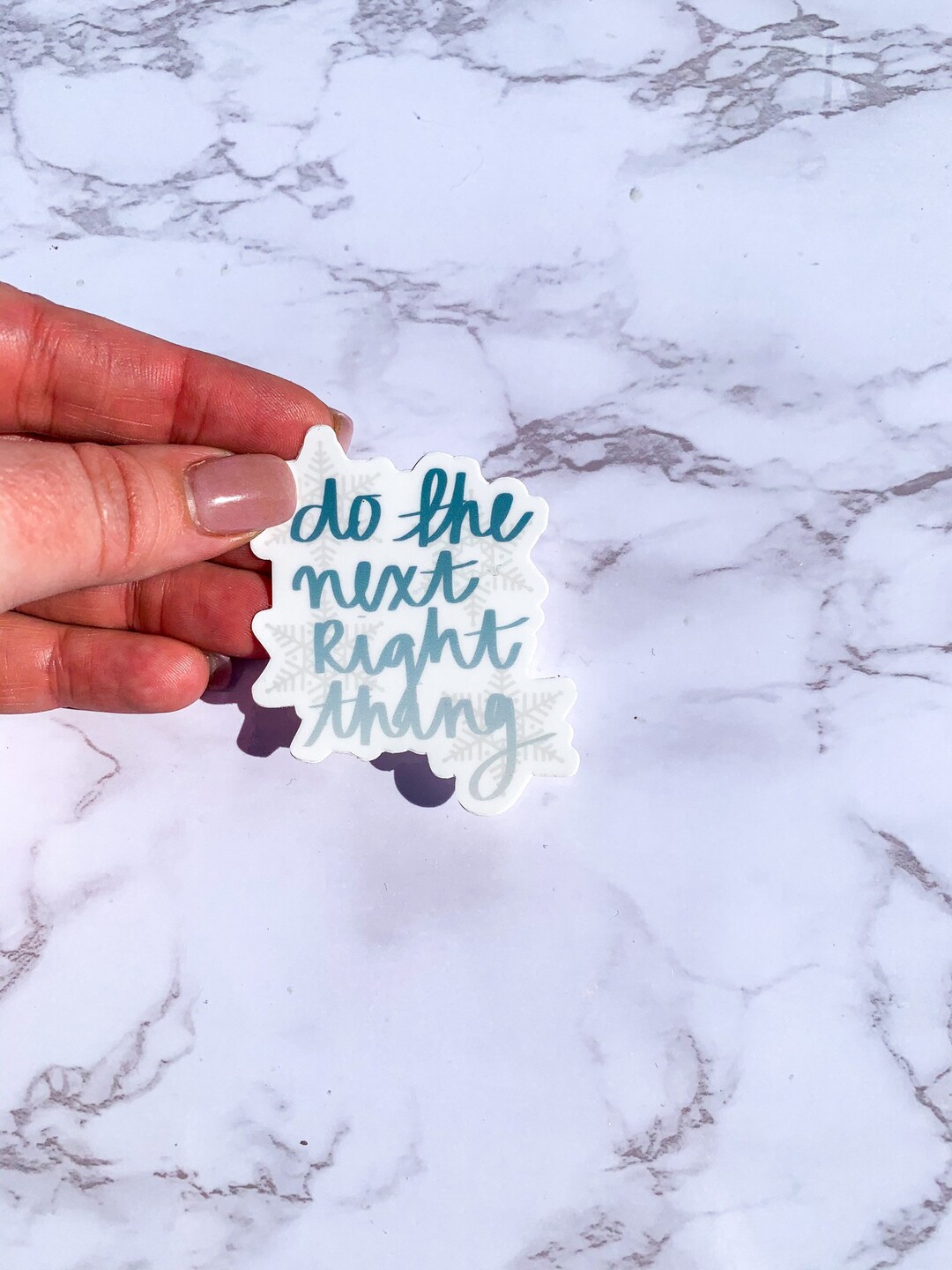 Do the Next Right Thing, Quote Sticker, Inspirational Decal, Do the ...