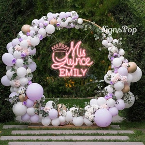 Mis Quince Name Neon Sign,custom Your Name 15th Birthday Party Neon ...