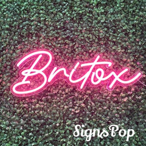 Custom Name Neon Sign for Kids, Baby Name Neon Sign, Bedroom Neon Sign ...