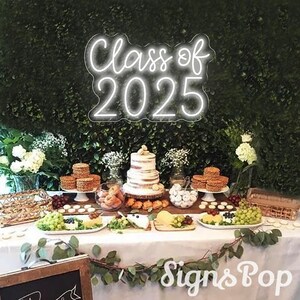 Class of 2025 Neon Sign,graduation 2025 Decor, Custom Congrats Grad ...