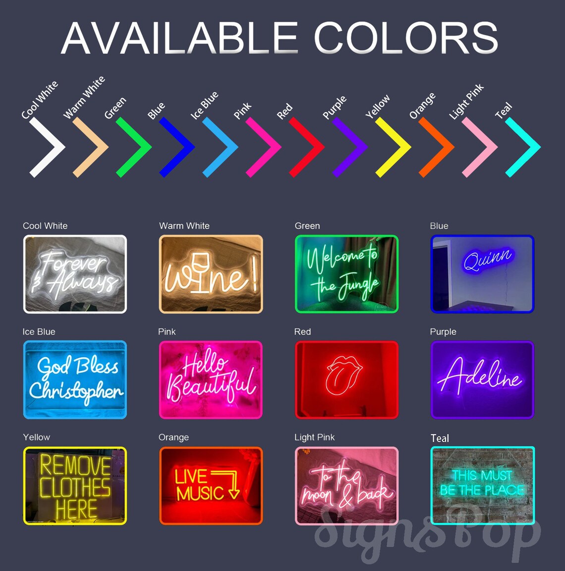 Custom Horror Neon Signs, Blood Decor, Name Neon Signs, Scream Movie ...