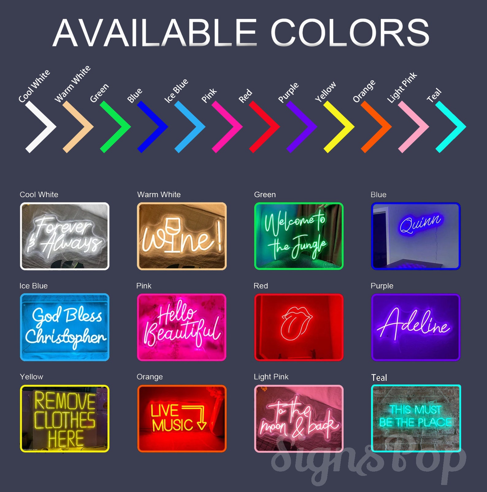 Custom Horror Neon Signs, Blood Decor, Name Neon Signs, Scream Movie ...