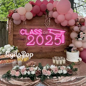 Class of 2025 Neon Sign,custom Neon Sign for Graduation Party ...