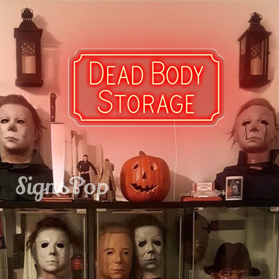 Spooky Morgue Neon Sign,custom Morgue,dead Body Storage, Laboratory LED ...
