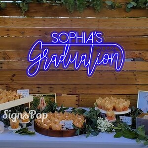Custom Graduation Neon Sign,congrats Grad Neon Sign,personalized Grad ...