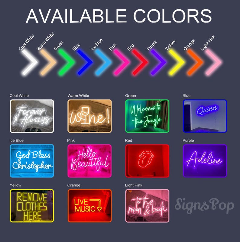 Custom Name Neon Sign for Kids,custom Led Light Room Decor,birthday ...