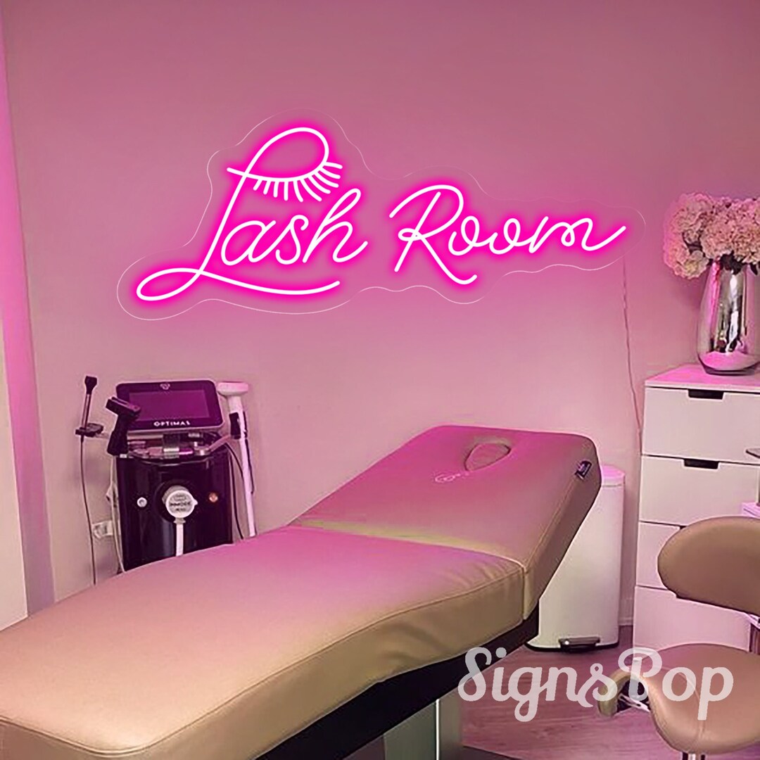 Lash Room Neon Sign,lash Room Wall Decor,lash Office Light Sign,lash ...
