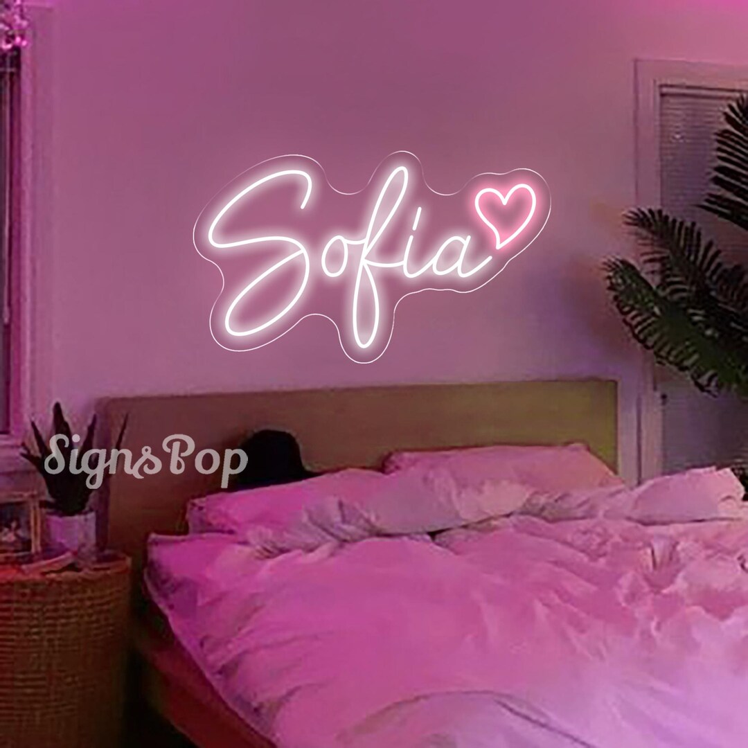 Custom Name Neon Sign for Kids,custom Led Light Room Decor,birthday ...