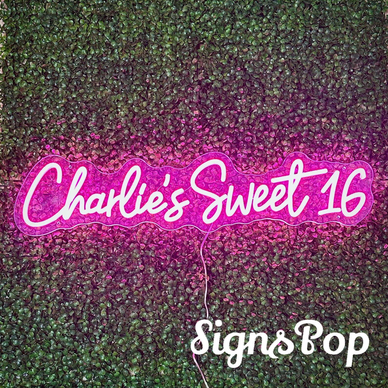 Custom Name Sweet 16 Neon Sign,sweet 16 Neon Light,16th Birthday Party ...