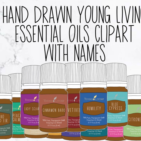 Essential Oil Clipart - Etsy