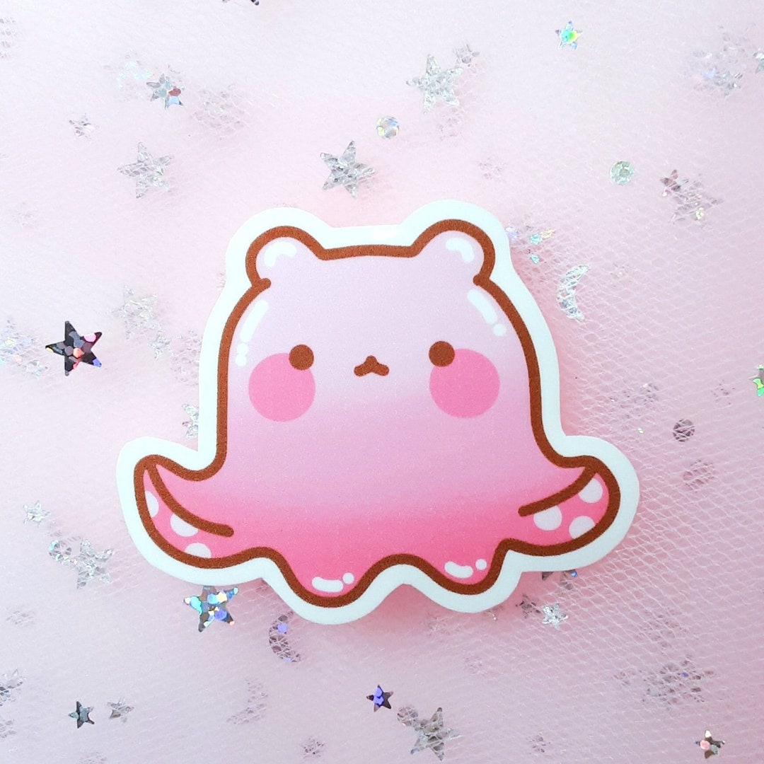 Kawaii Pink Octopus Sticker, Buy 2 Get 1 Free Print, Cute Octopus ...