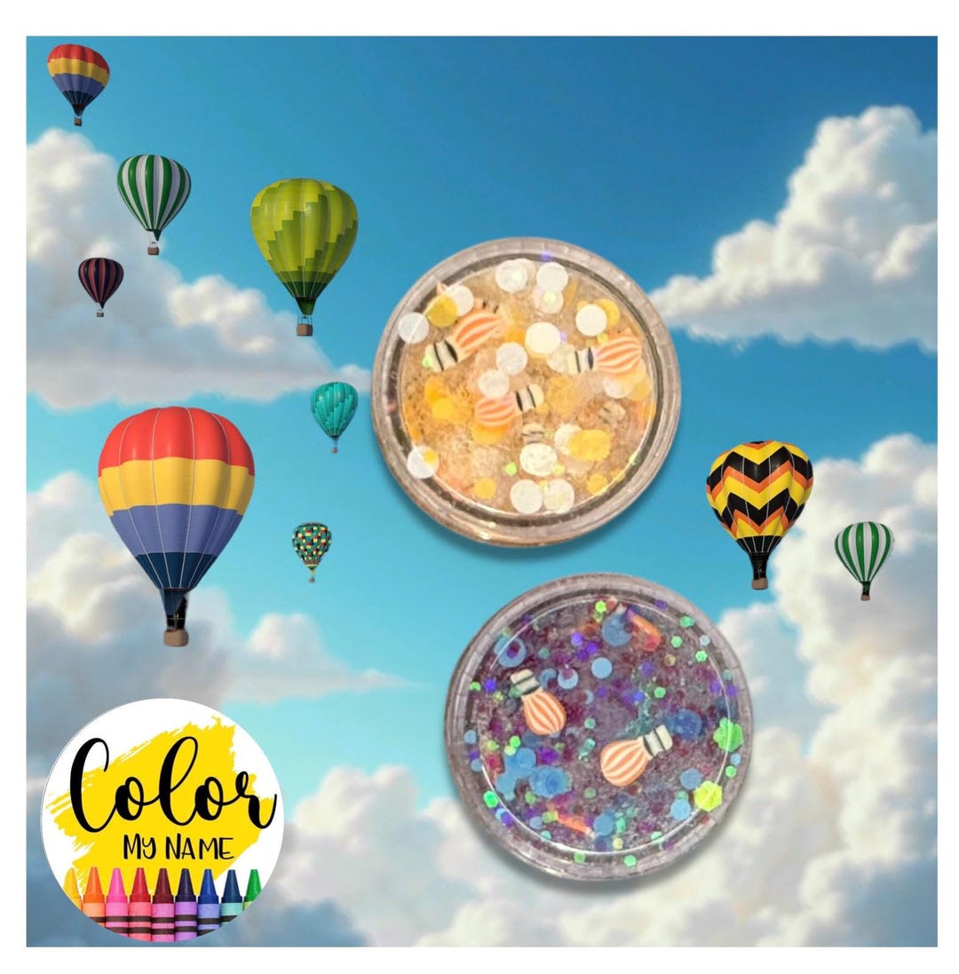 Hot Air Balloon Hair Glitter - Etsy