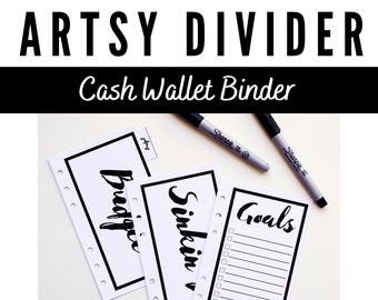 Cash Wallet Dividers | Etsy