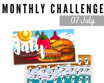 Cash Envelope Monthly Money Challenge Reusable 9 Dollars - Etsy