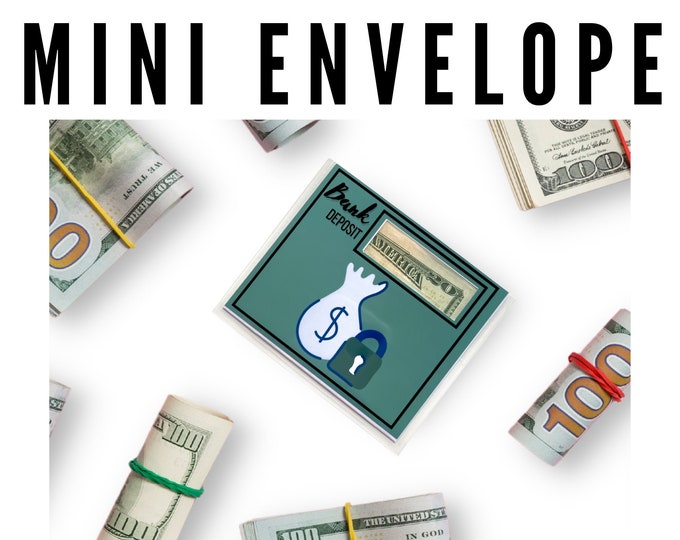 Mini Cash Envelope Bank Deposit - Etsy