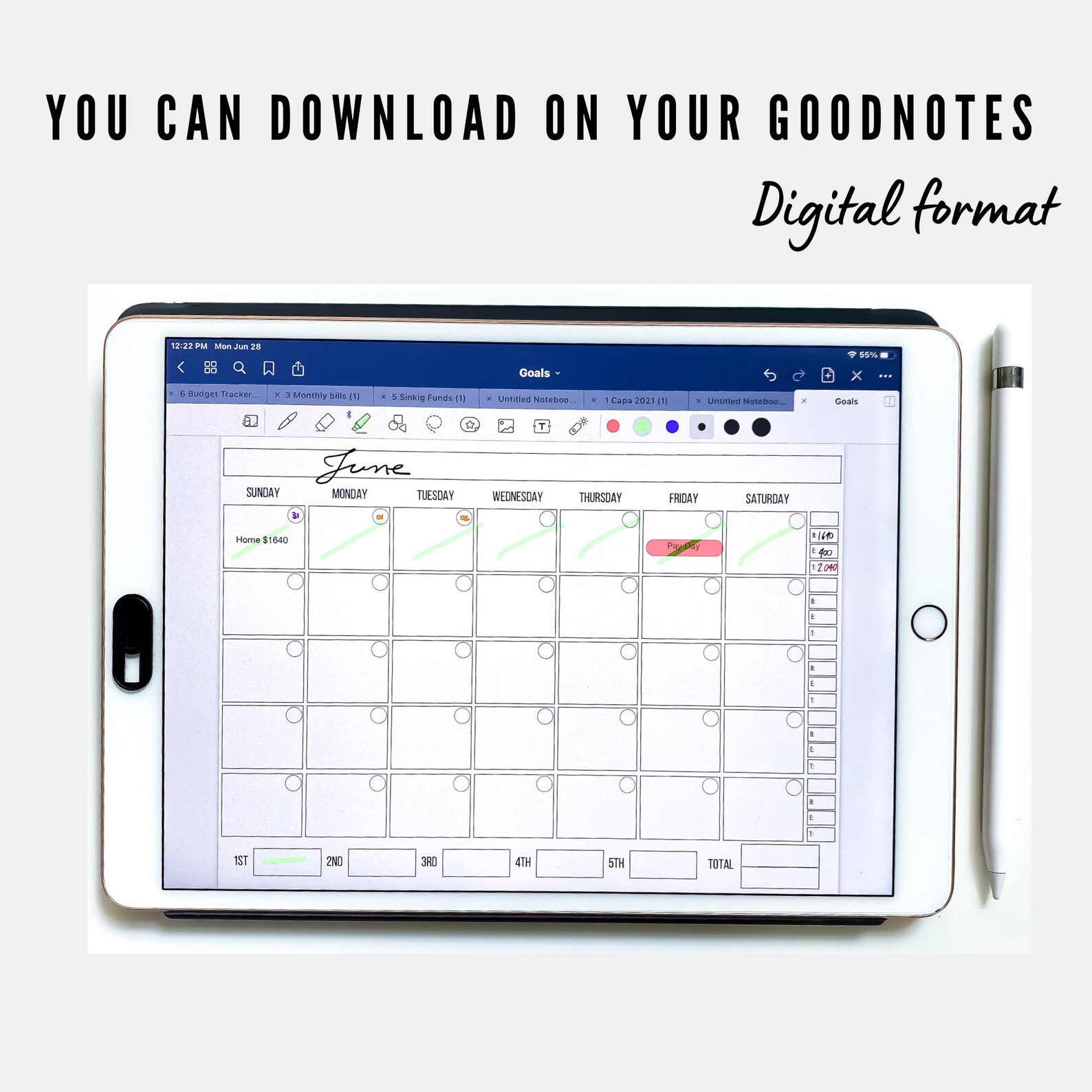 2022 budget planner printable - stloki