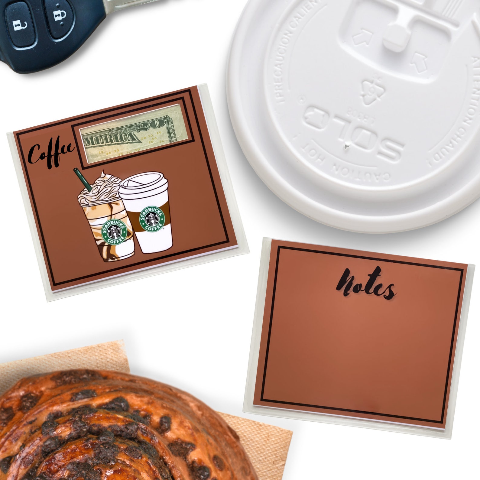 Mini Cash Envelope Starbucks Coffee - Etsy