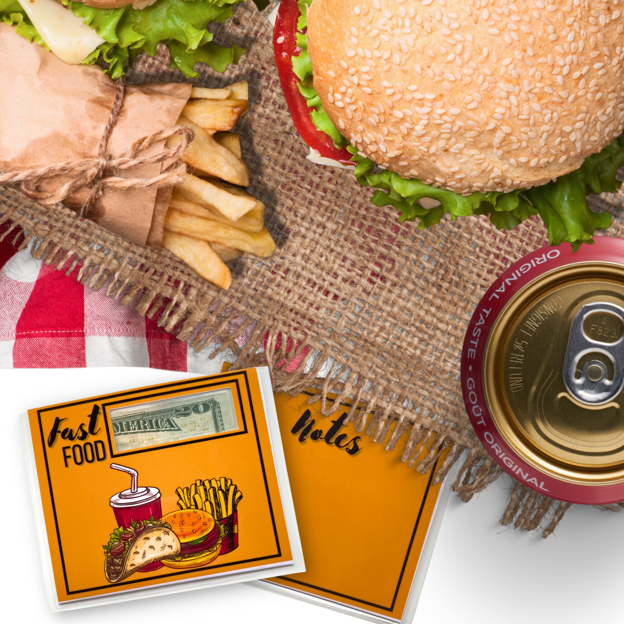 Mini Cash Envelope Pocket Envelope Fast Food - Etsy