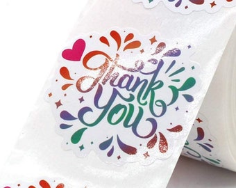 Colorful Thank You - Etsy