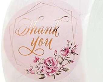 Thank You Sticker - Etsy