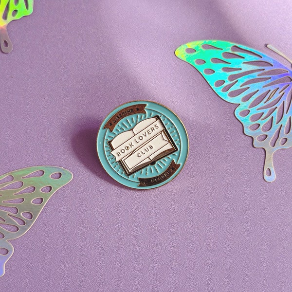 Book Enamel Pins - Etsy