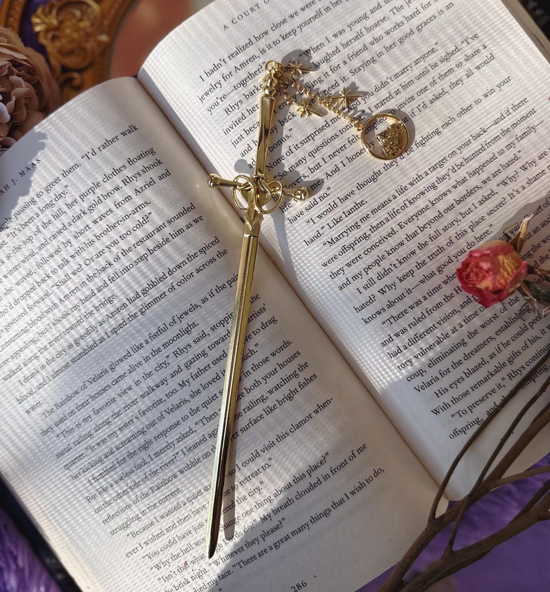 Illyrian Steel Sword Hair Pin - ACOTAR INSPIRED - Etsy