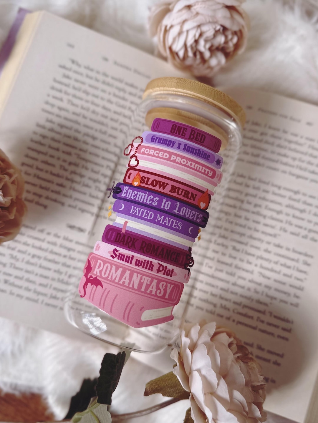 16 OZ Favorite Bookish Tropes Beer Can, Book Lover Glass Libby Cup - Etsy