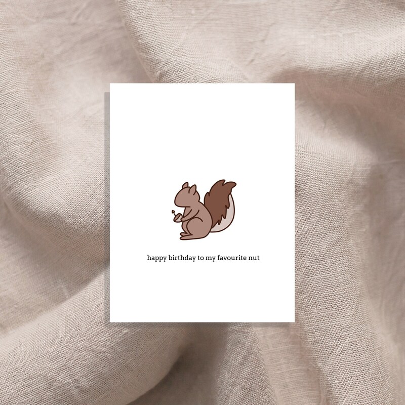 Squirrel Happy Birthday - Etsy