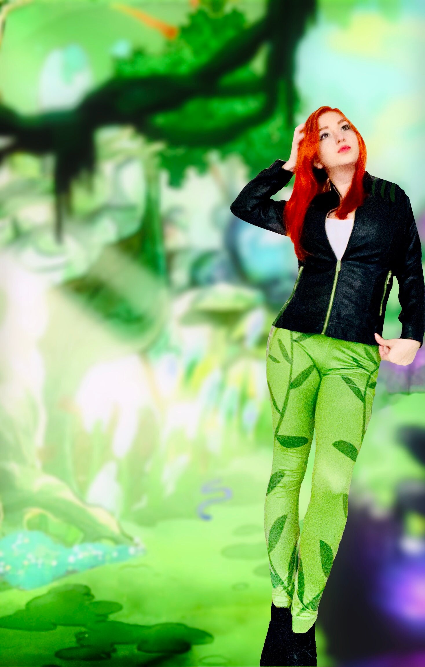 Ivy Vine Cosplay Poison Leggings - Etsy