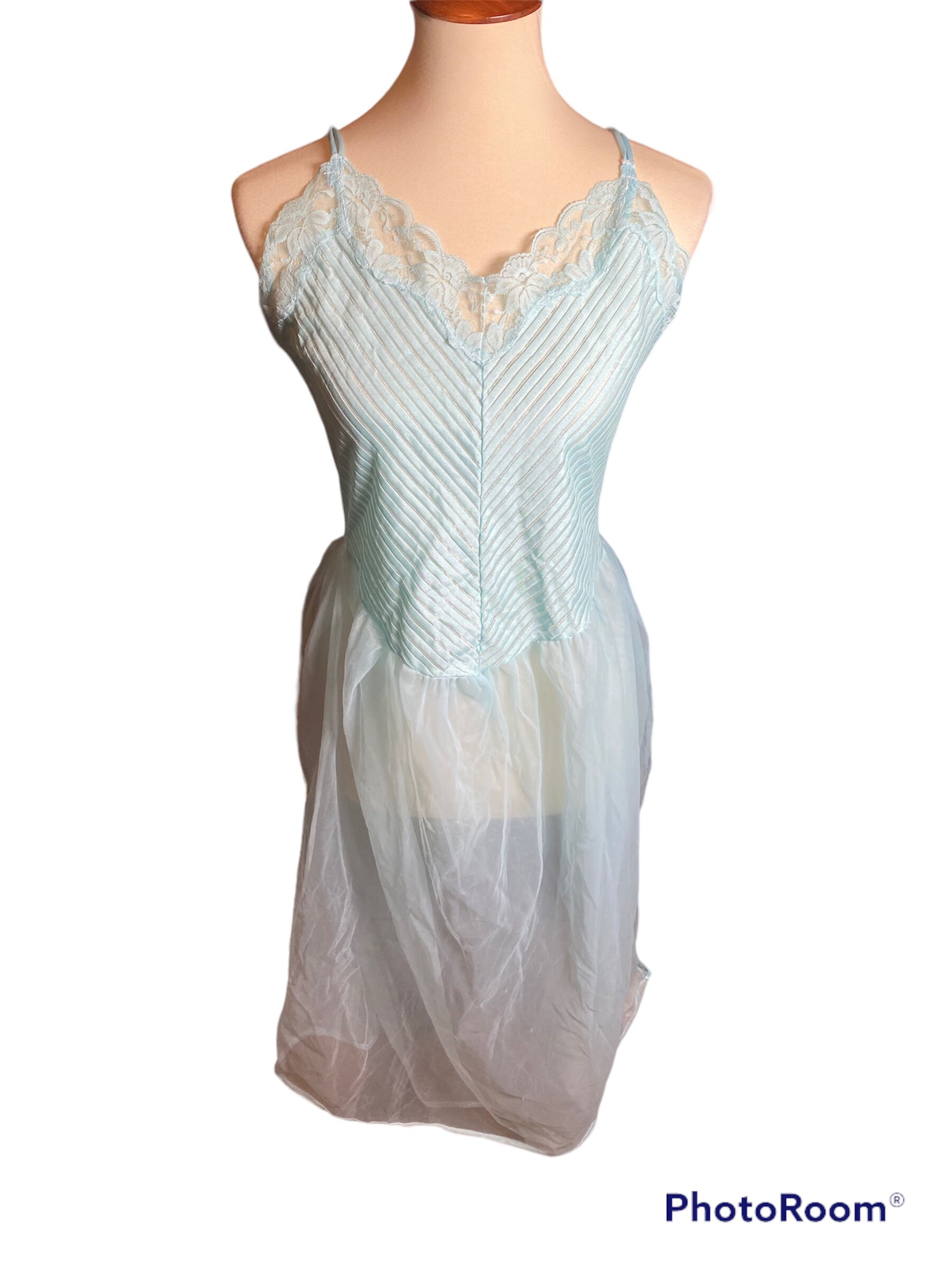 Vintage 60s Sheer Slip - Etsy