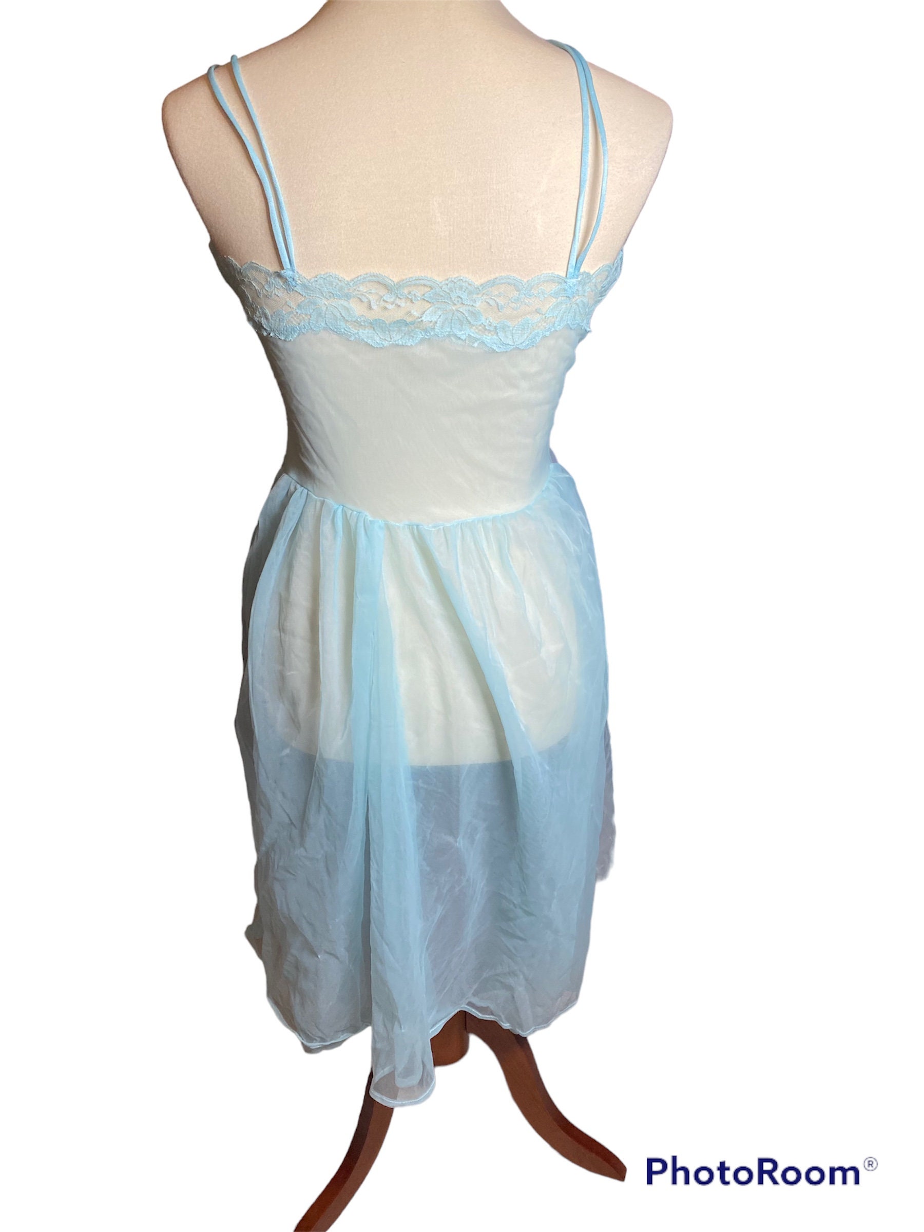 Vintage 60s Sheer Slip - Etsy