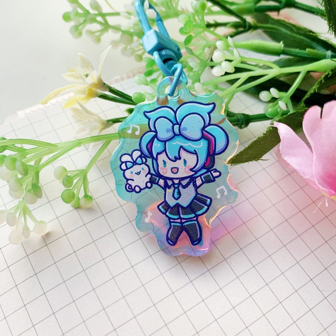 Miku X Cinna | Mini Rainbow Acrylic Charm | 1.5 Inch - Etsy