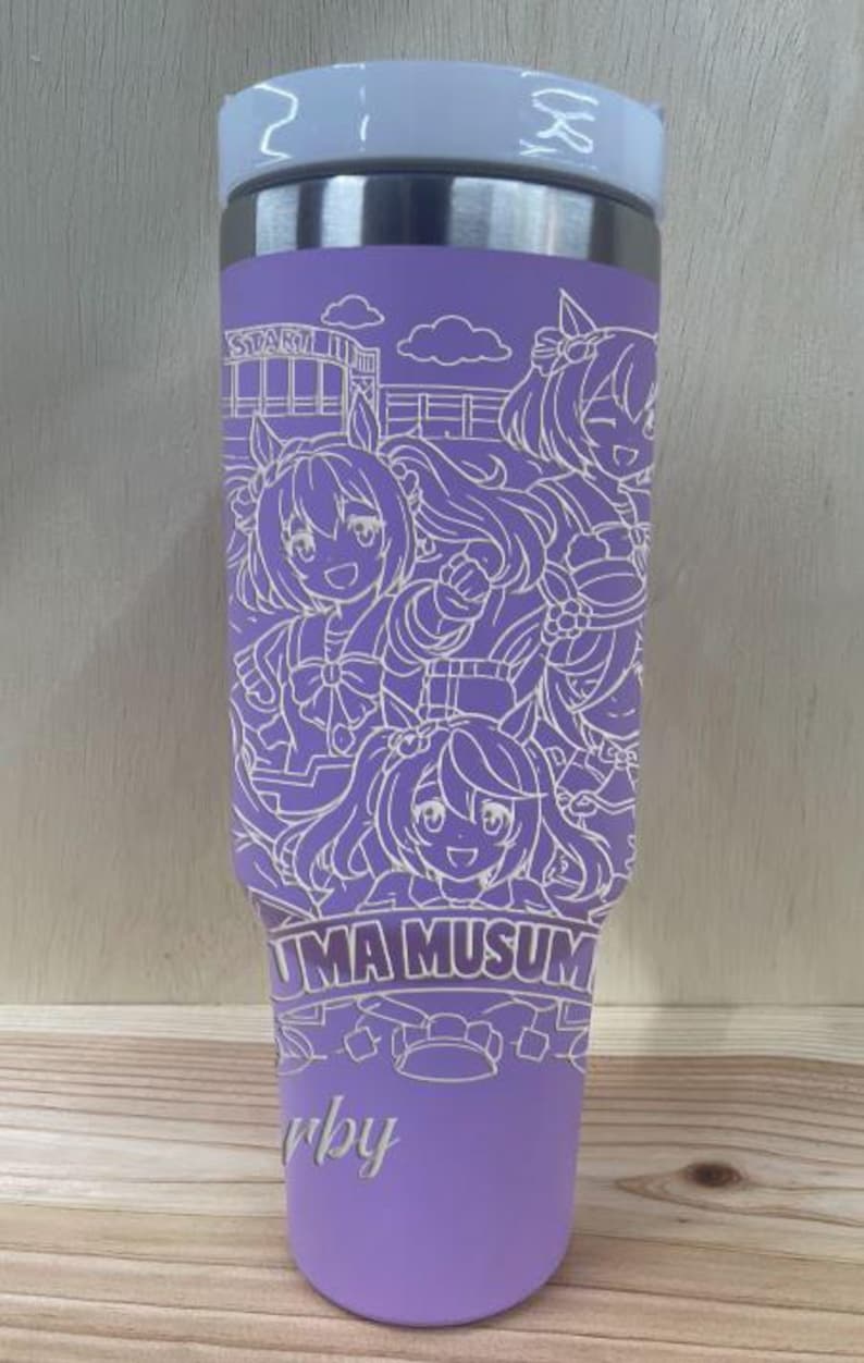 Personalized Uma Musume Pretty Derby 40oz Anime Tumbler Laser Engraved ...