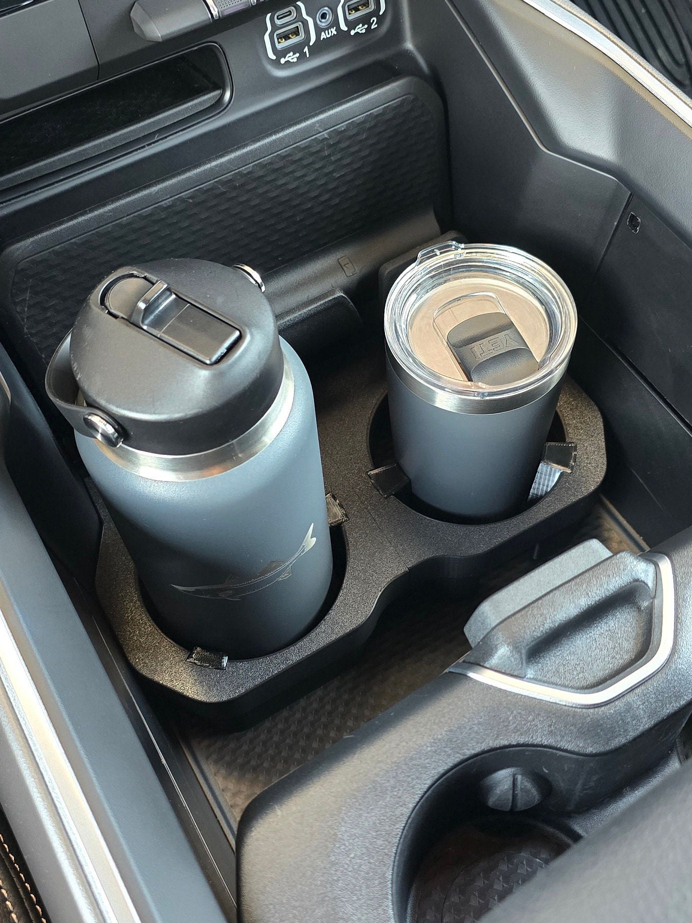 Ramcaddy Premium Center Console Large Bottle Holder for 5th Gen Ram Trucks 2019 1500 2500 3500 Etsy