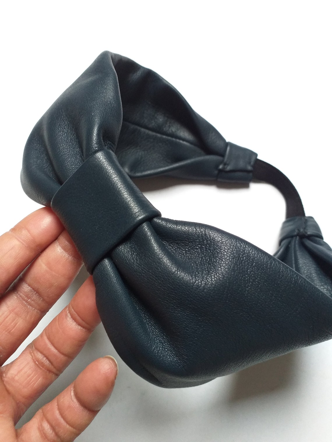 Handmade Real Leather Headband Hair Accessories Birthday Gift ...