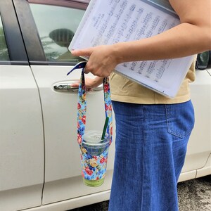 Bunny Cup Holder Sewing Pattern,cup Holder With Straw Holder,cup Cozy ...