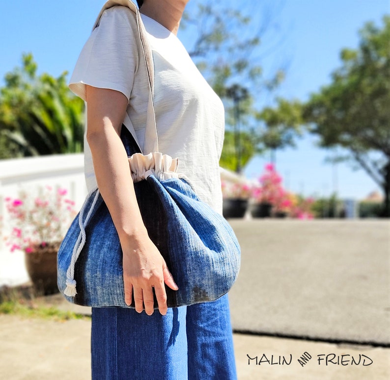 Reversible Drawstring Bag Pattern, Reuseable Gift Bag, Three Sizes, Bag ...